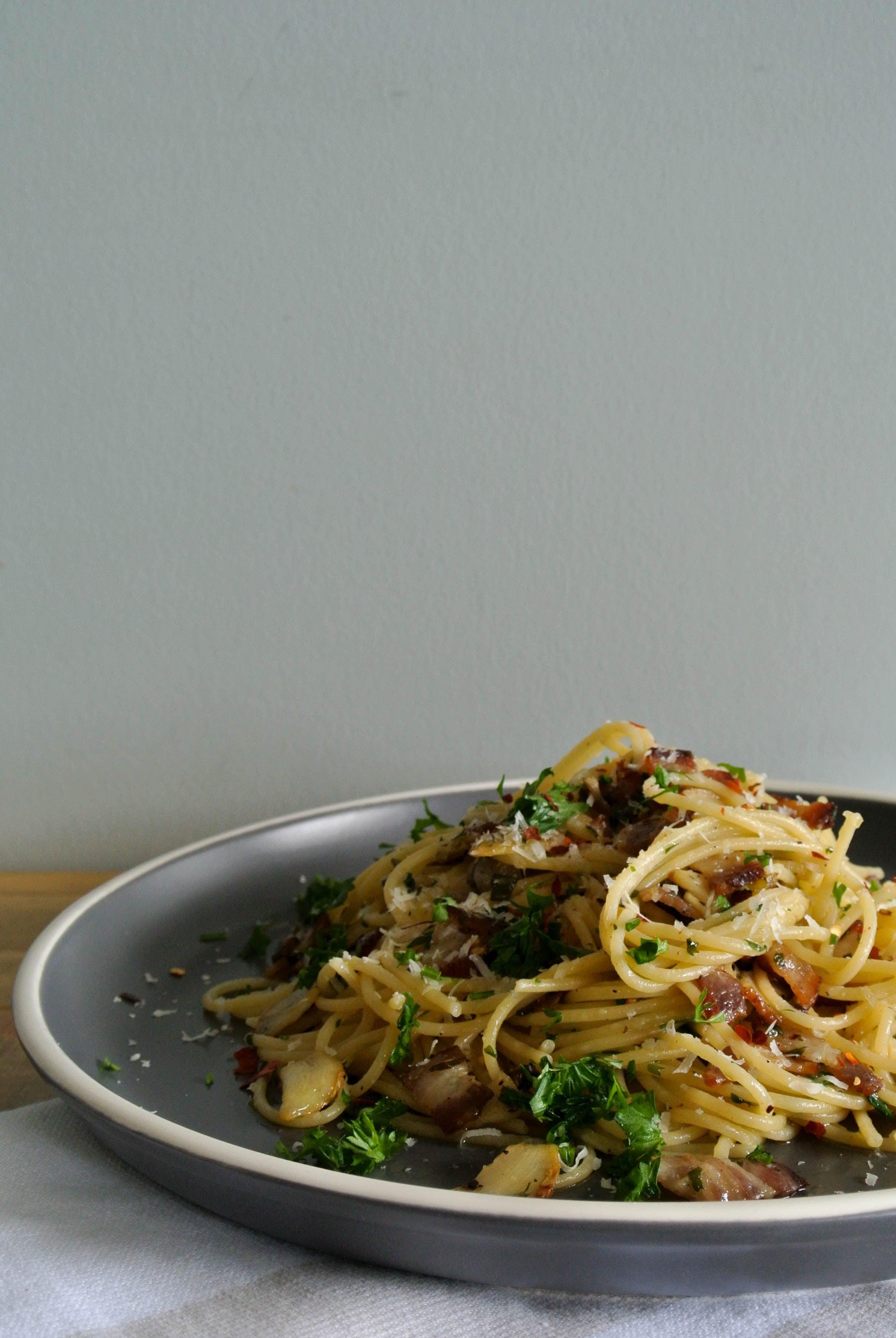 Garlicky Parm Spaghetti – Chef's Satchel